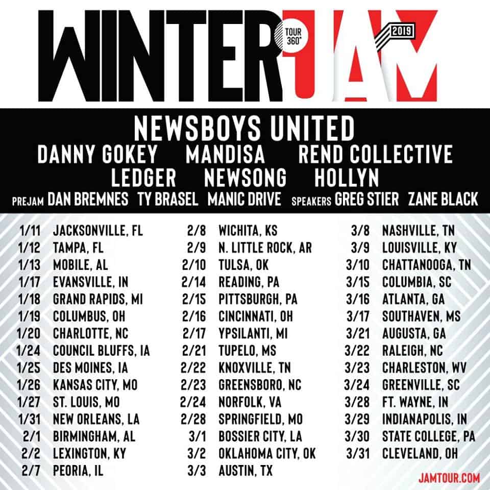 First Look: Winter Jam Tour 360 With Newsboys United, Danny Gokey ...