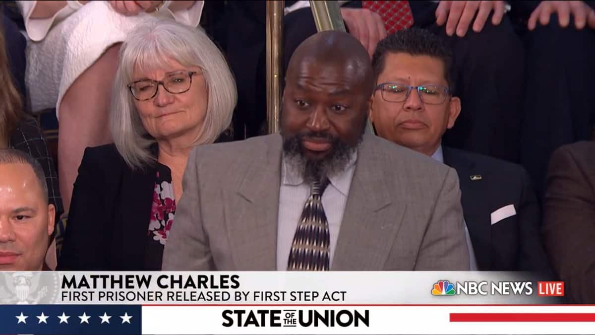 Meet Matthew Charles, Trump’s State Of The Union Ex-Convict Guest Who ...