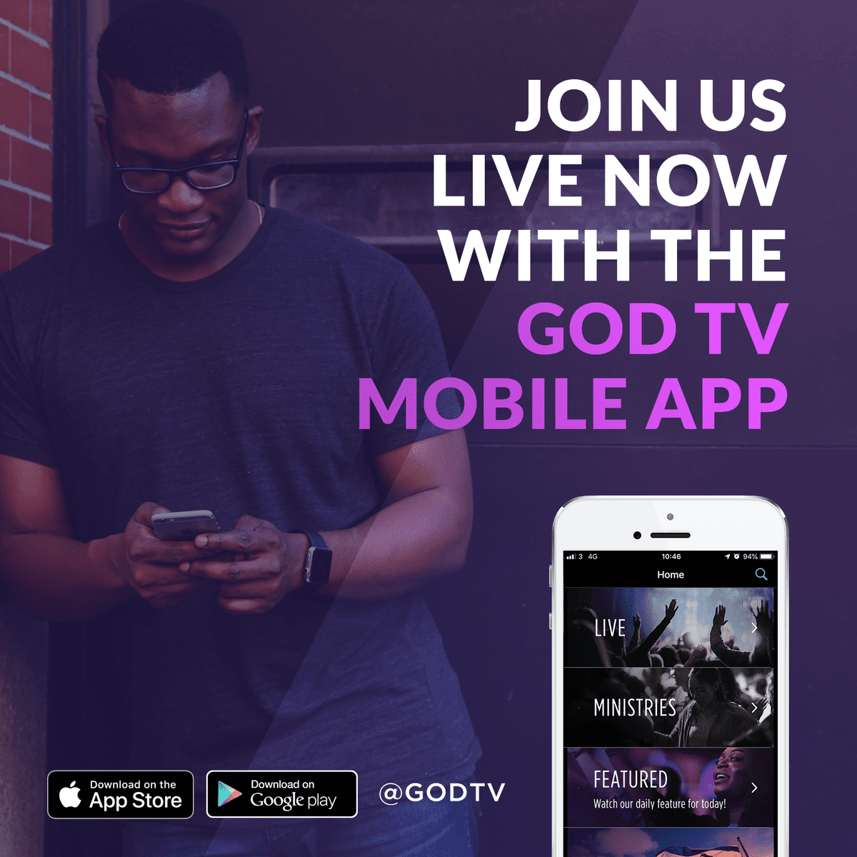 GOD TV Mobile App – Bring Godly Content Right To Your Smart Phone ...