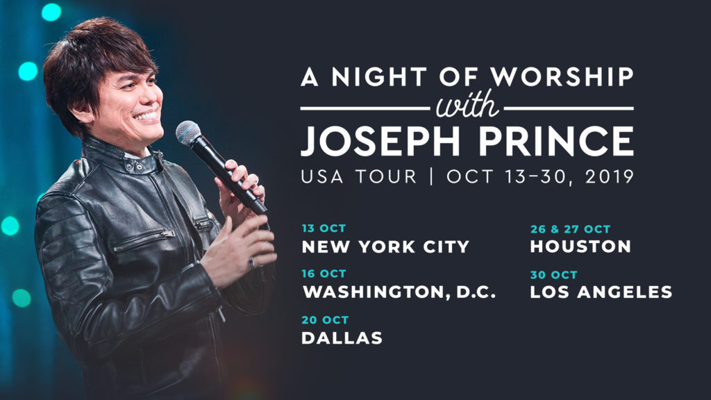 Joseph Prince Ministries: A Night Of Worship Tour 2019 | Christian ...