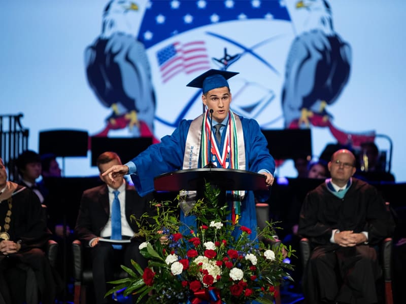 Valedictorian Student Urges Everyone To Do This During His Graduation ...