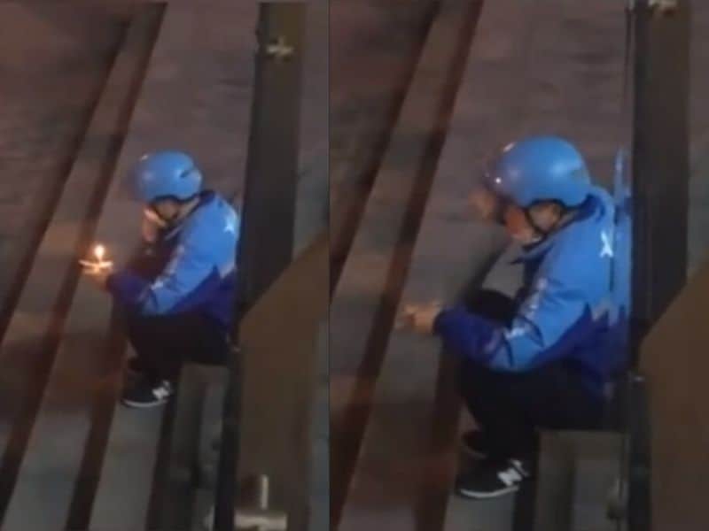 Delivery Man Gets Emotional After Customer Buys Him A Birthday Cake ...