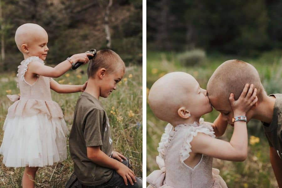 Loving Brother Shows His Love To His Little Sister With Cancer By ...