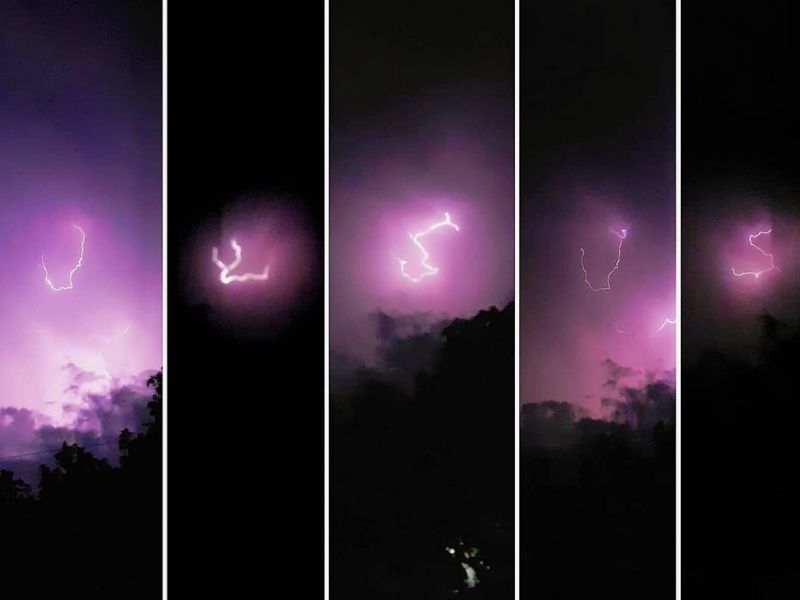 Lightning Caught By Video During Thunderstorm Forms The Name ‘JESUS ...