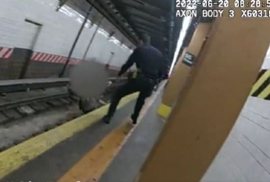Caught On Video: Woman Falls On Subway Tracks NYPD Cops Saved Her Right ...