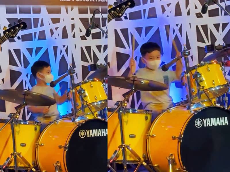 5-Year-Old Boy Plays Drums At Church Worship Service—Goes Viral ...