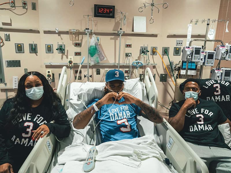 Damar Hamlin Highlights God On Social Media Posts Following His ... Damar Hamlin Highlights God On Social Media Posts Following His ...