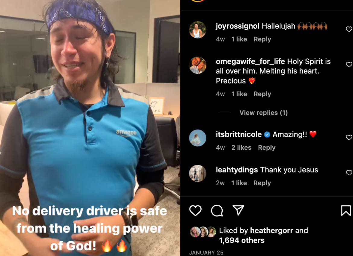 God Heals Amazon Delivery Driver's Ankle While Dropping Off Package At ...