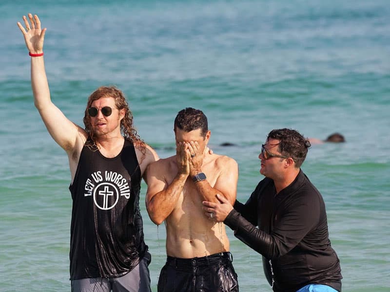 Salvations & Baptisms Happen At Pensacola Beach After Praise & Worship ...
