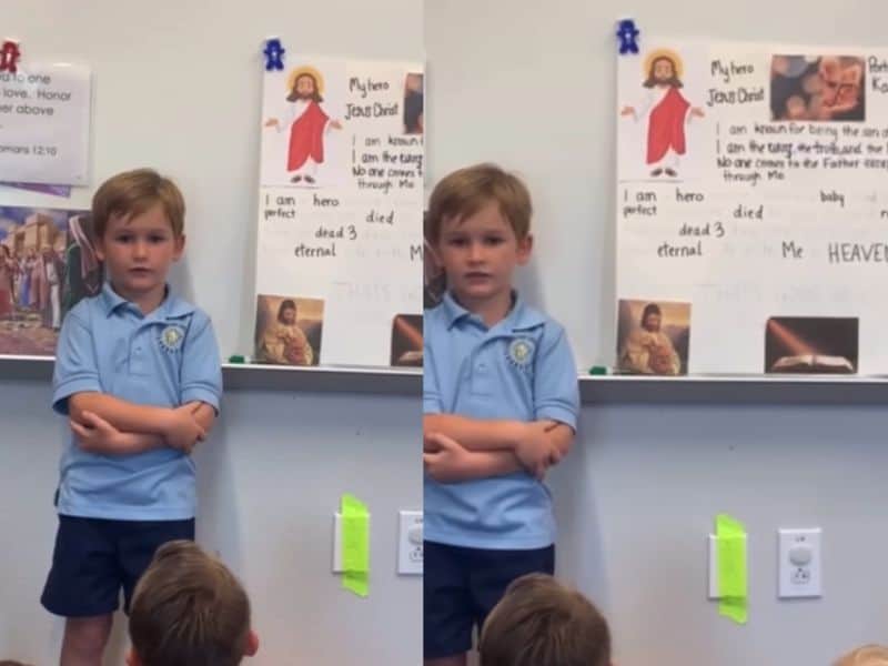 Little Boy Shares Jesus As Hero With His Classmates | Christian ...