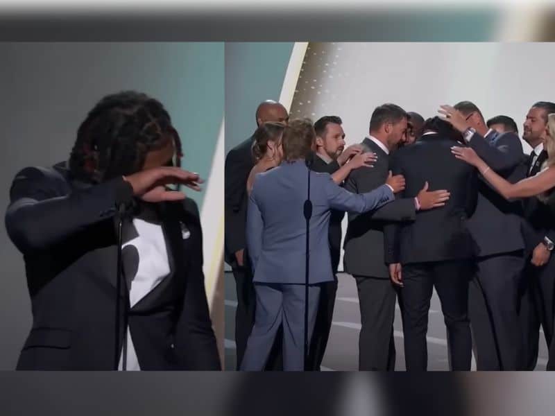 Damar Hamlin Presents Bills Training Staff With ESPY Award; "Divine ...