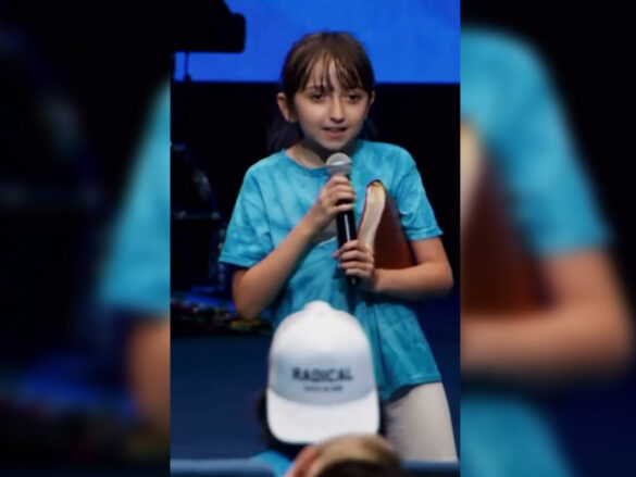 Young Girl Preaches The Word of God To Congregation | Christian ...