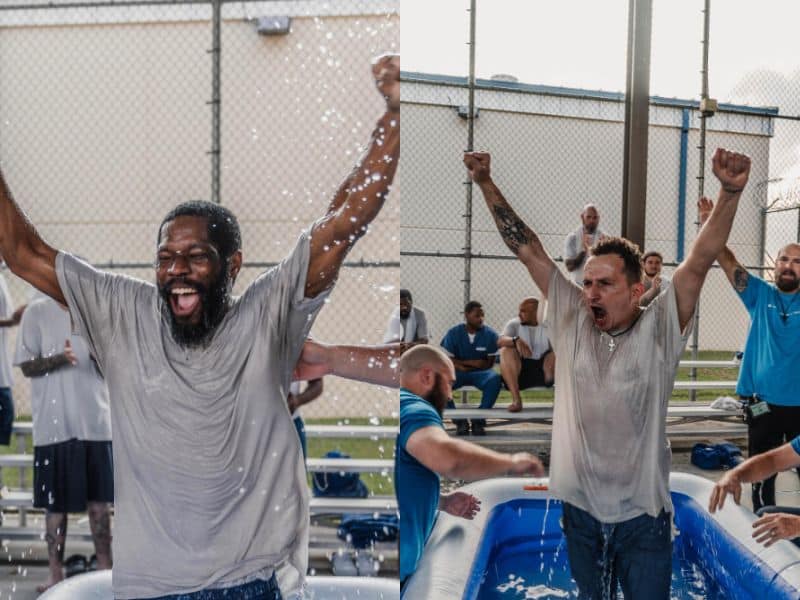 60 Inmates Wait Four Years To Finally Get Baptized | Christian Learning ...