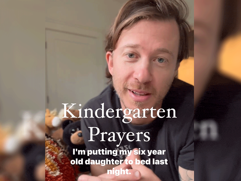 Mike Donehey Reinterprets The Lord’s Prayer So That His 6-Year-Old ...