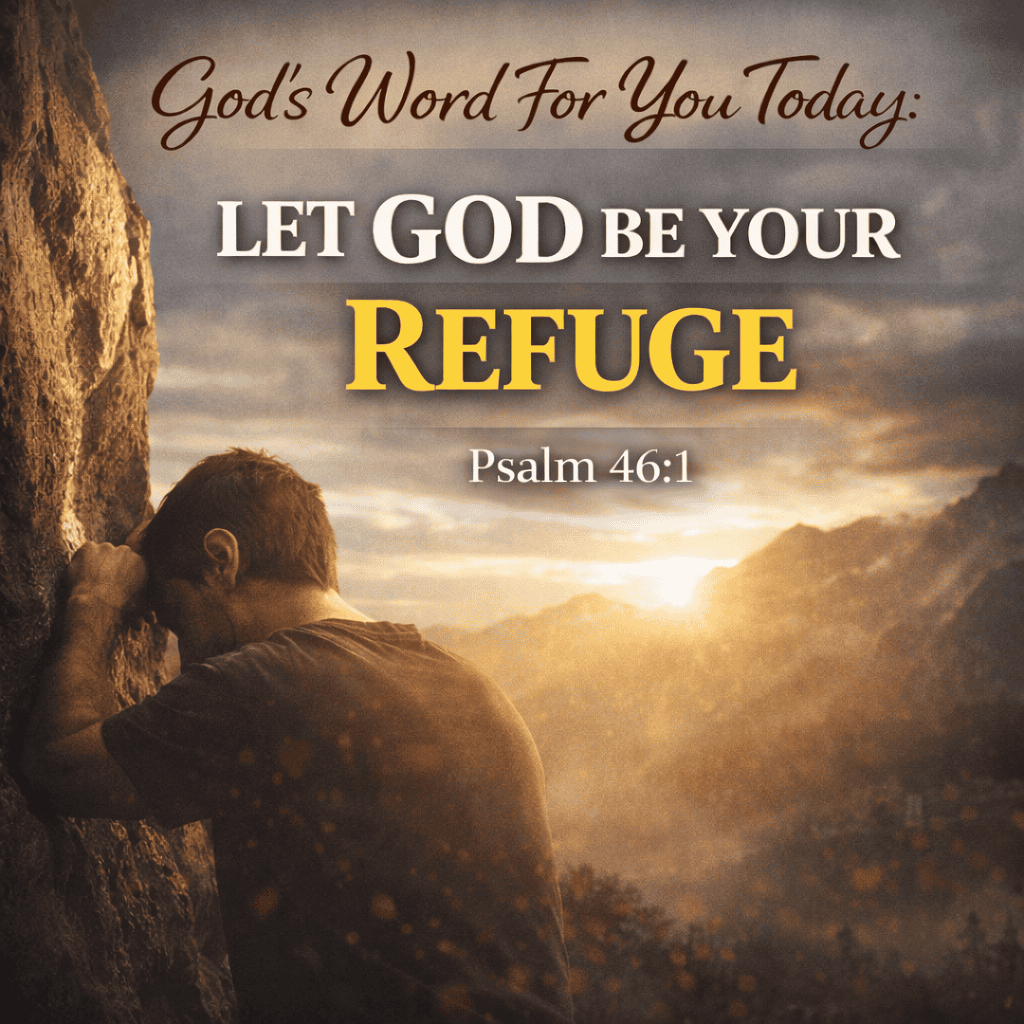 God’s Word For You Today: Let God Be Your Refuge | Christian Learning ...